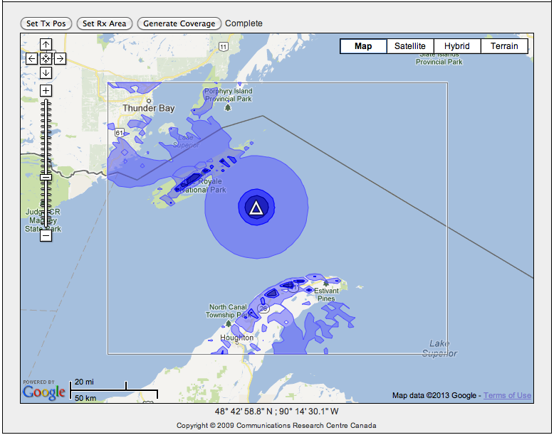 RESCUE 21 VHF Radio Coverage - Moderated Discussion Areas