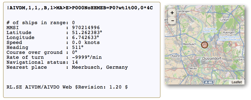 AIS-SART: Response of Chart Plotter - Moderated Discussion Areas